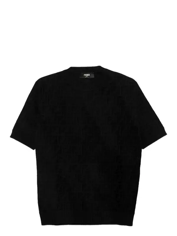 Fendi Ff-logo T-shirt - Black