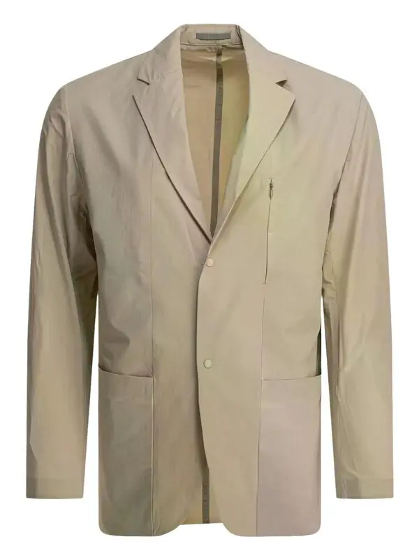 Norse Projects Two-button Zip-detail Blazer - Neutrals