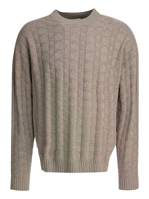 Norse Projects Textured Crew Neck Sweater - Neutrals