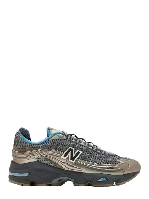 NEW BALANCE 1000 Metallic-mesh Sneakers - Blue