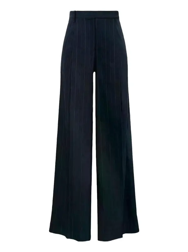 Dorothee Schumacher Pinstriped Wide-leg Trousers - Blue