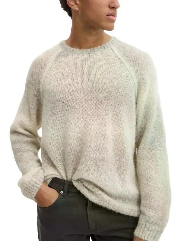 A.p.c. Long-sleeved Crew-neck Sweater - Neutrals