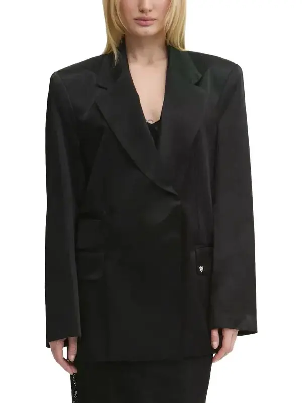ANIYE BY Notched Lapels Blazer - Black