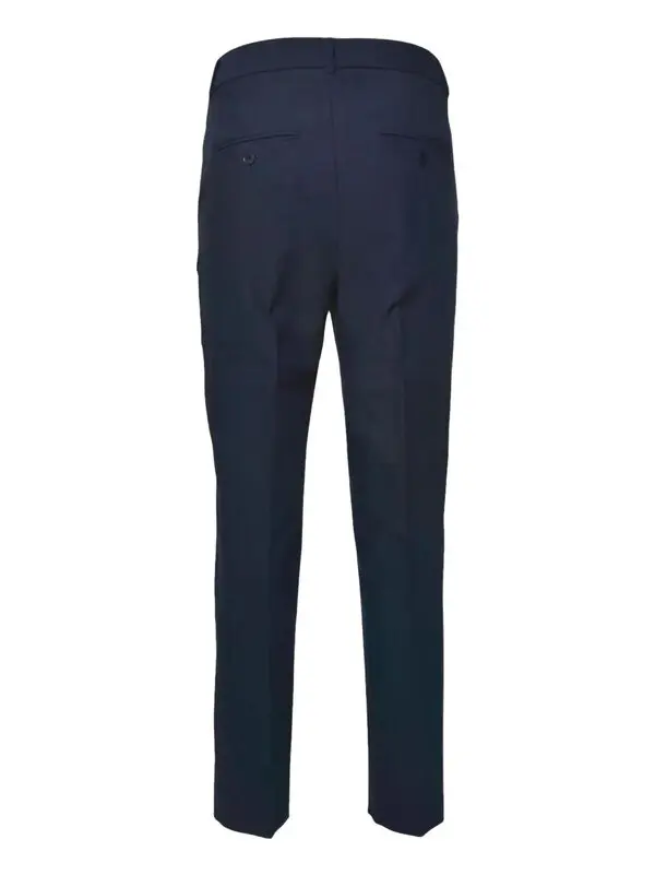 Max Mara Cotton-blend Trousers - Blue