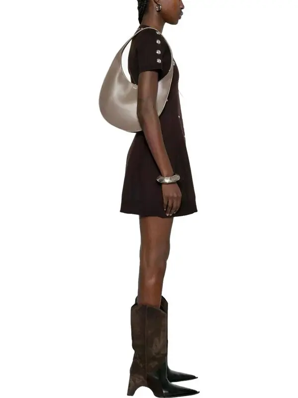 Coperni Swipe Leather Shoulder Bag - Brown