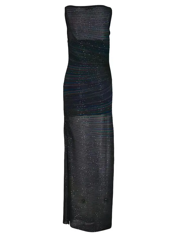 Missoni Sequinned Sleeveless Maxi Dress - Black