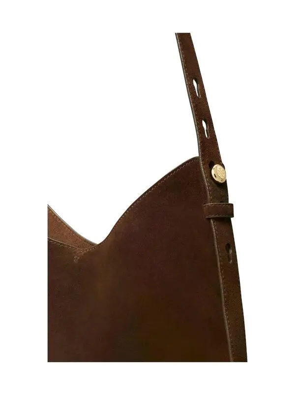 Tory Burch Romy Suede Tote Bag - Brown