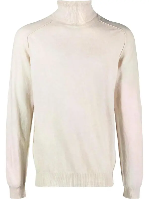 ROBERTO COLLINA Fine-knit Roll-neck Jumper - Neutrals