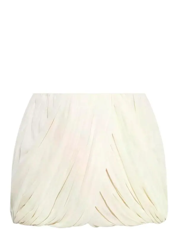 Isabel Marant Étoile Draped Puffball Hem Mini Skirt - Neutrals