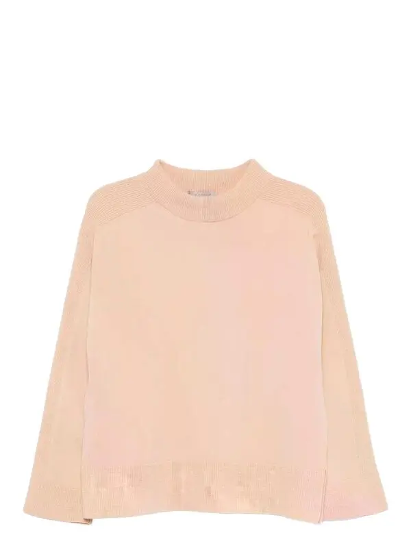 D.exterior Beige Wool-blend Crew Neck Sweater - Neutrals