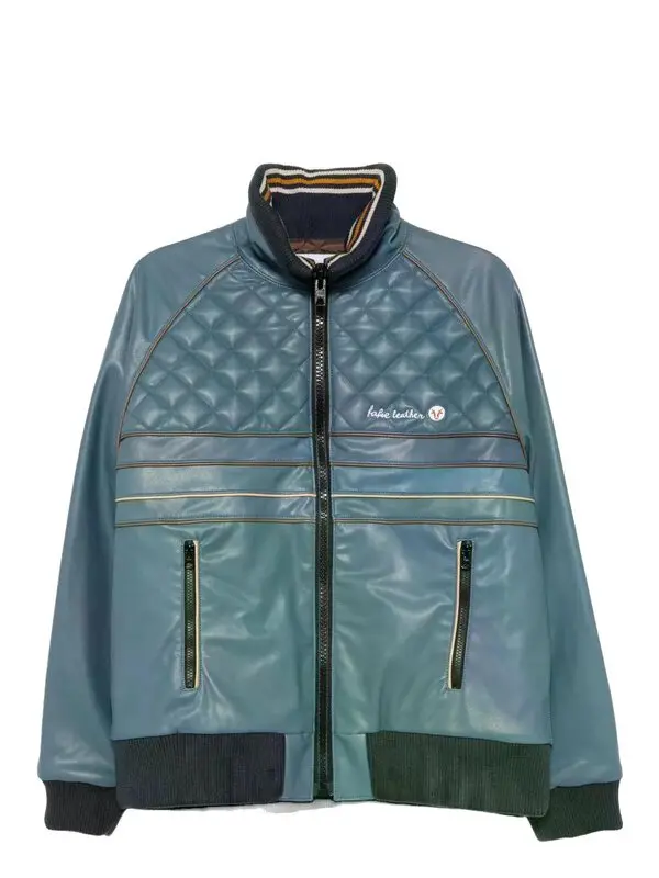 Kolor Slogan-embroidered Jackcet - Blue