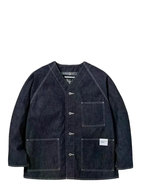 NEIGHBORHOOD Raglan Sleeve Denim Jacket - Blue