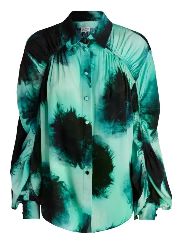 DEL CORE Printed Shirt - Green