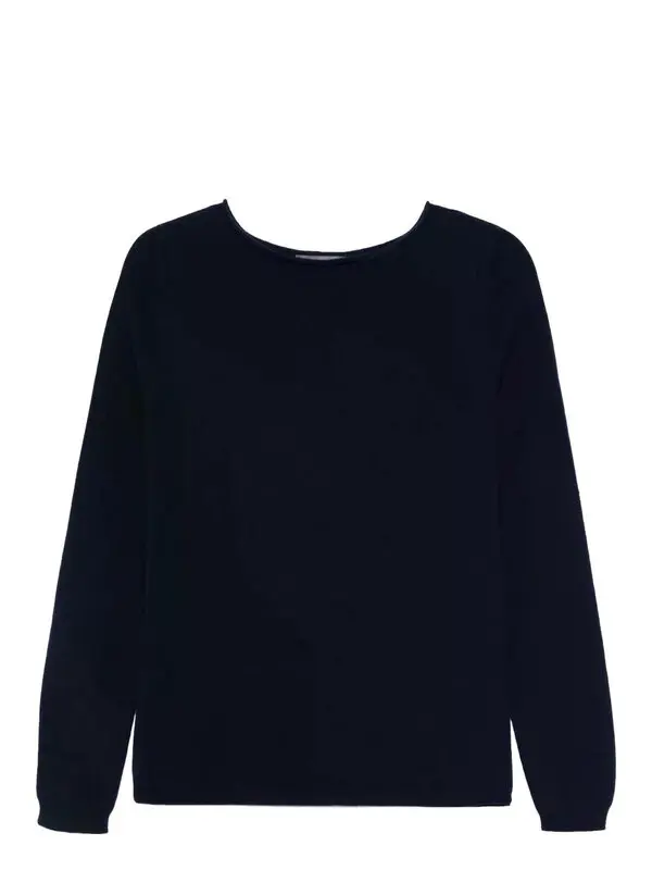 Hawico Crew Neck Long Sleeve Sweater - Blue