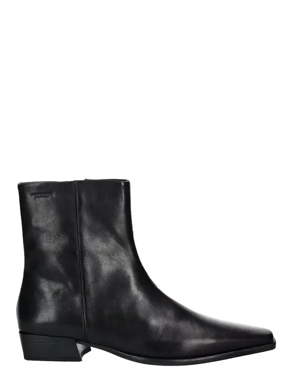 VAGABOND SHOEMAKERS Zip-detail Pointed-toe Boots - Black