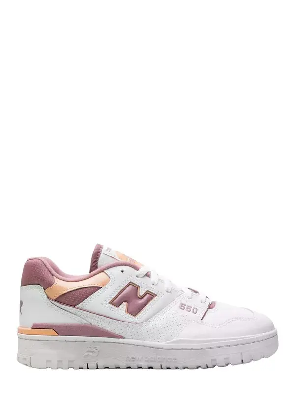 NEW BALANCE 550 Hazy Peach Sneakers - White
