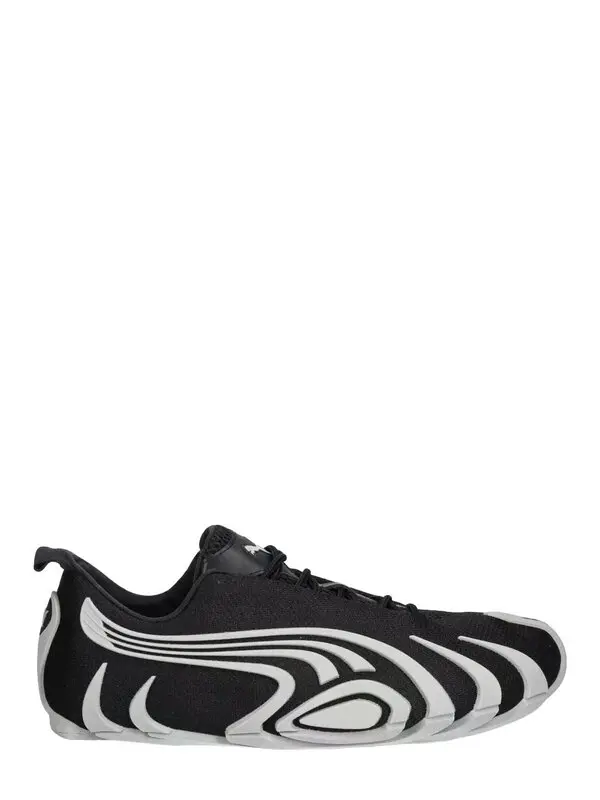 PUMA Wave Pattern Lace-up Sneakers - Black