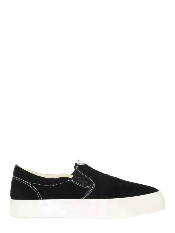 S.W.C STEPNEY WORKERS CLUB Lister Slip-on Suede Trainers - Black