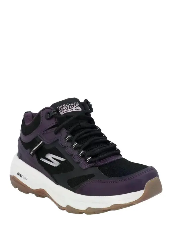 Sketchers Low-top Lace-up Fabric Sneakers - Black