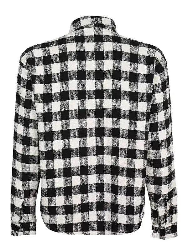 Dickies Checked Patch-pocket Shirt - Black