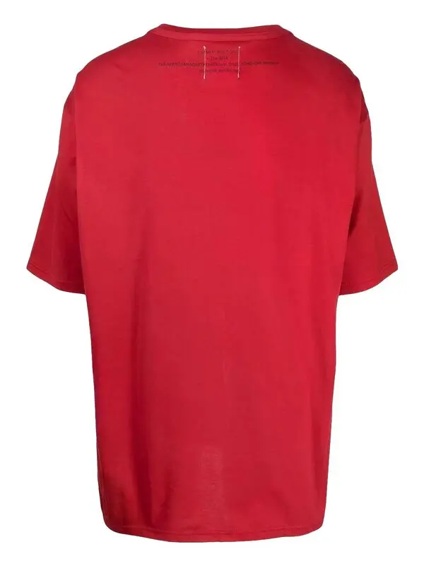 TAKAHIROMIYASHITA THESOLOIST. Graphic-print Short-sleeved T-shirt - Red