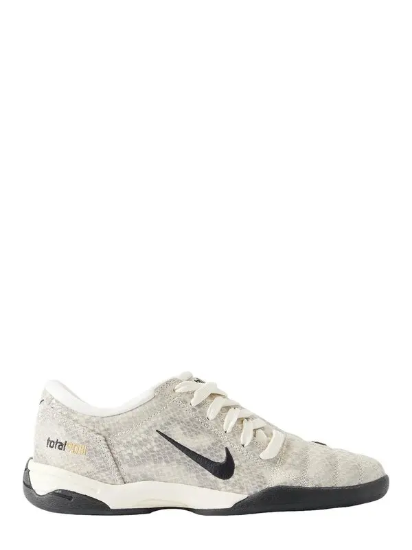 Nike T90 Se Snake-effect Leather Sneakers - Neutrals
