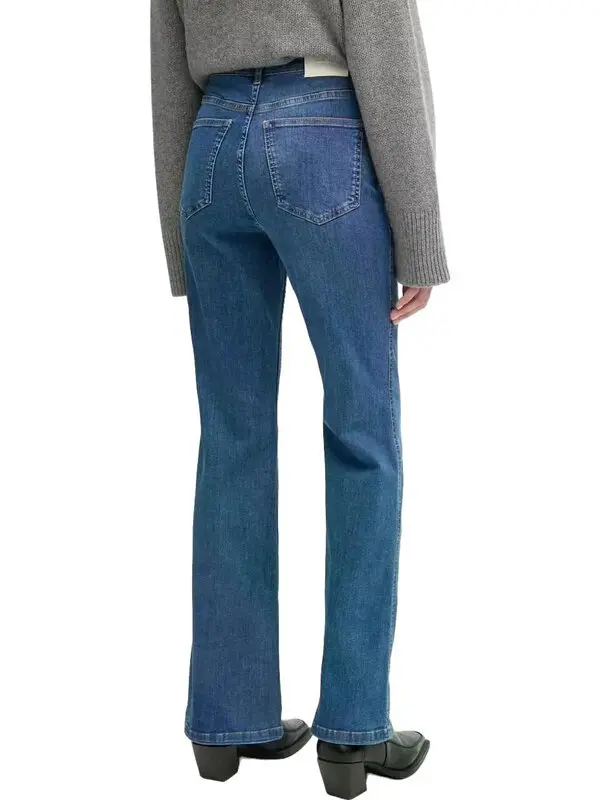 GESTUZ Logo Patch Jeans - Blue