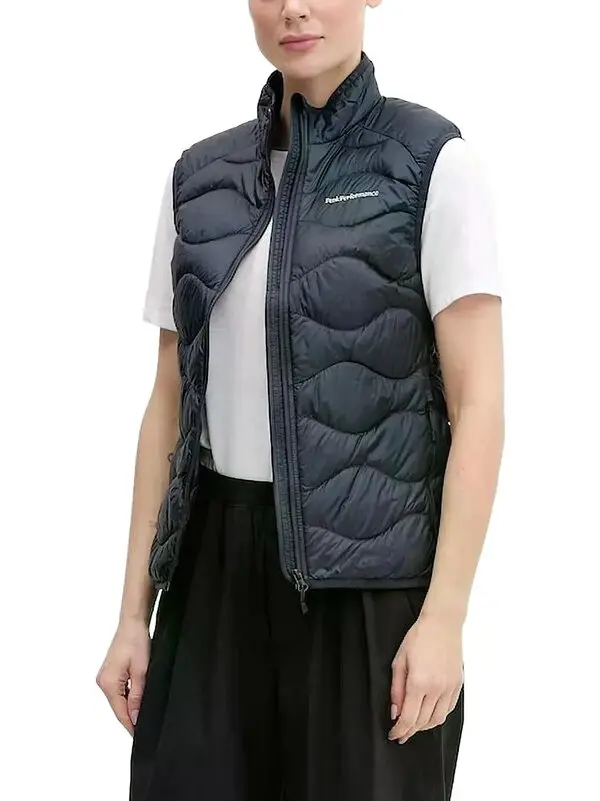 PEAK PERFORMANCE Quilted Wave Vest - Blue