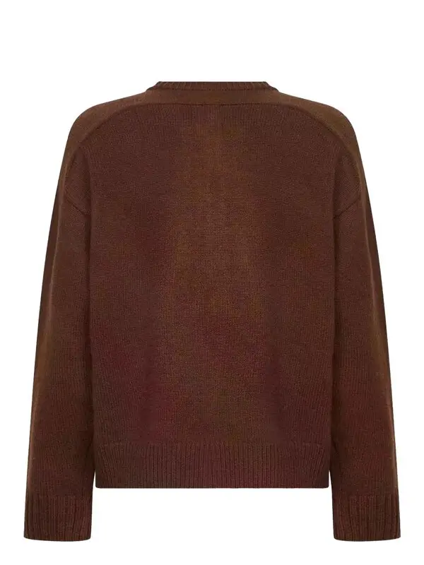 Loulou De Saison Wool-cashmere Blend Button-front Cardigan - Brown