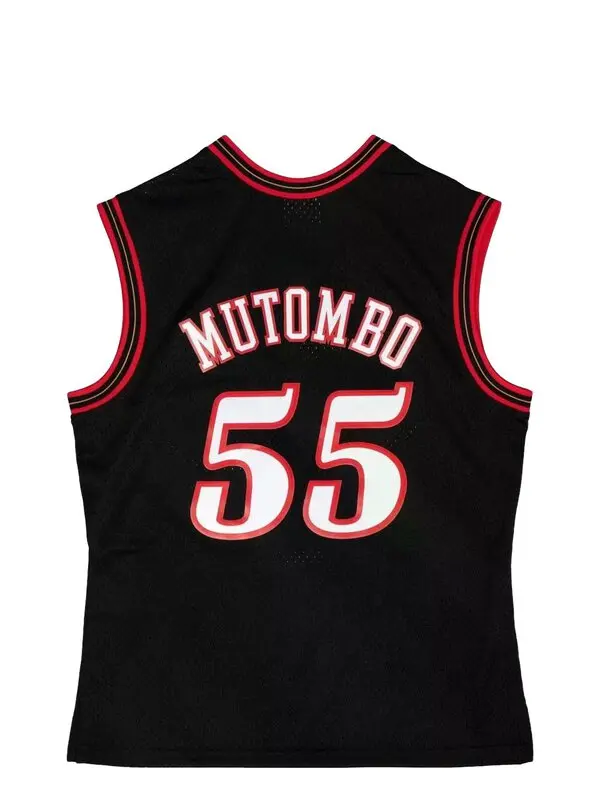 Mitchell & Ness Nba 76ers 2000 Dikembe Mutombo Swingman Tank Top - Black