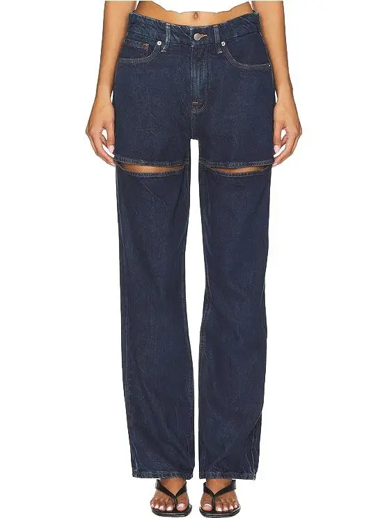 Good American Good 90s Relaxed Jeans - Blue