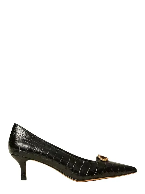 TWINSET Crocodile-effect Pumps - Black