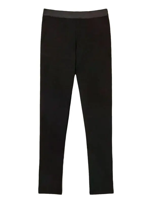 TWINSET Satin Waistband Trousers - Black