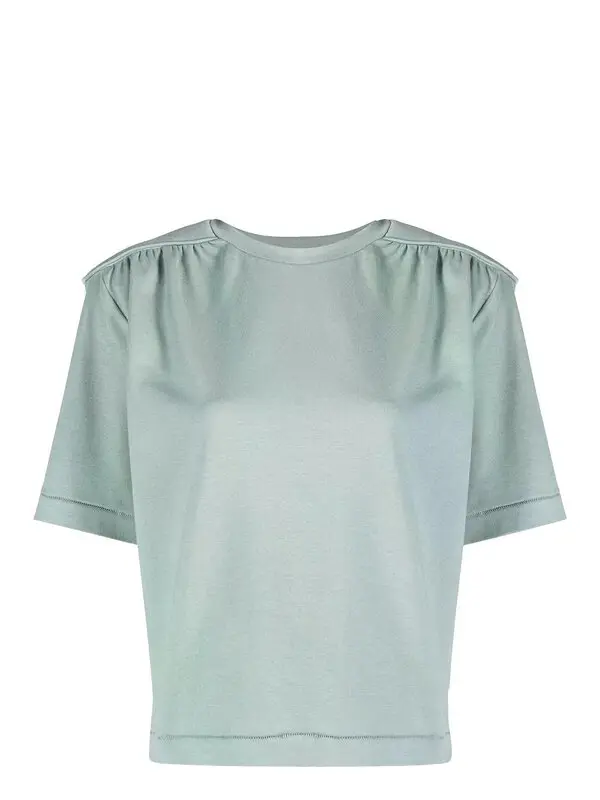 Remain Birger Christensen Round Neck Short-sleeved T-shirt - Blue