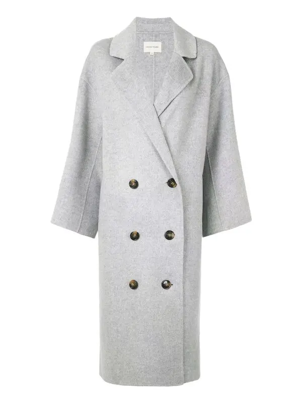 Loulou De Saison Borneo Oversized Coat - Grey