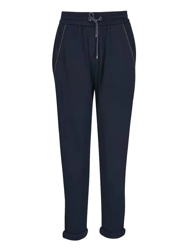 Brunello Cucinelli Drawstring Track Pants - Blue