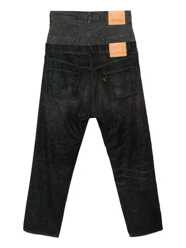 Junya Watanabe Patchwork Paneled Jeans - Black