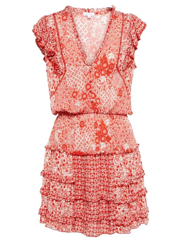 Poupette St Barth Paulina Floral Minidress - Multicoloured