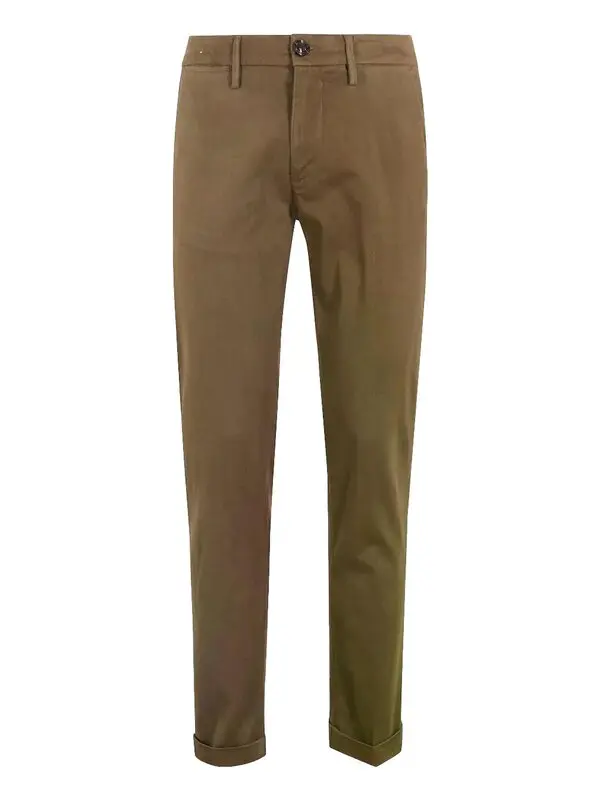 RE-HASH Logo-patch Chinos - Brown