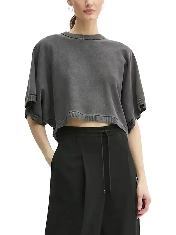 Michael Kors Cropped T-shirt - Grey