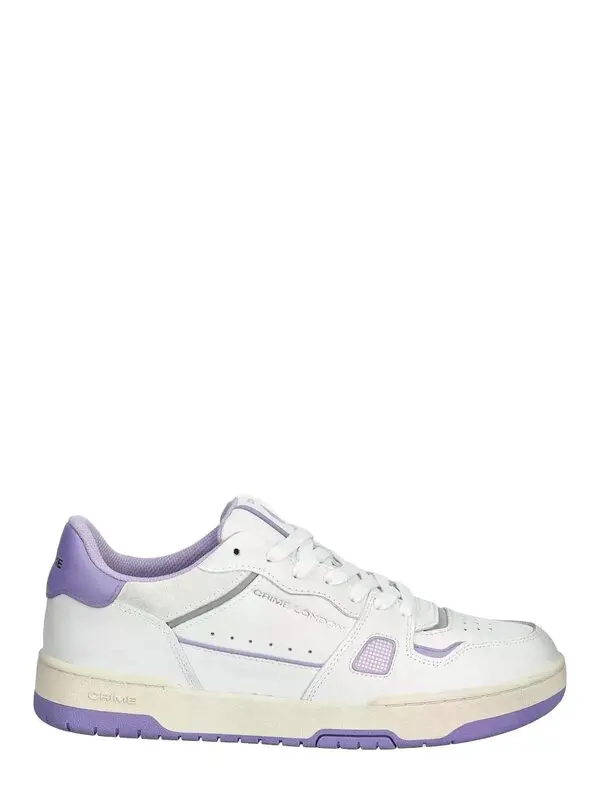 CRIME LONDON Embroidered-logo Sneakers - White