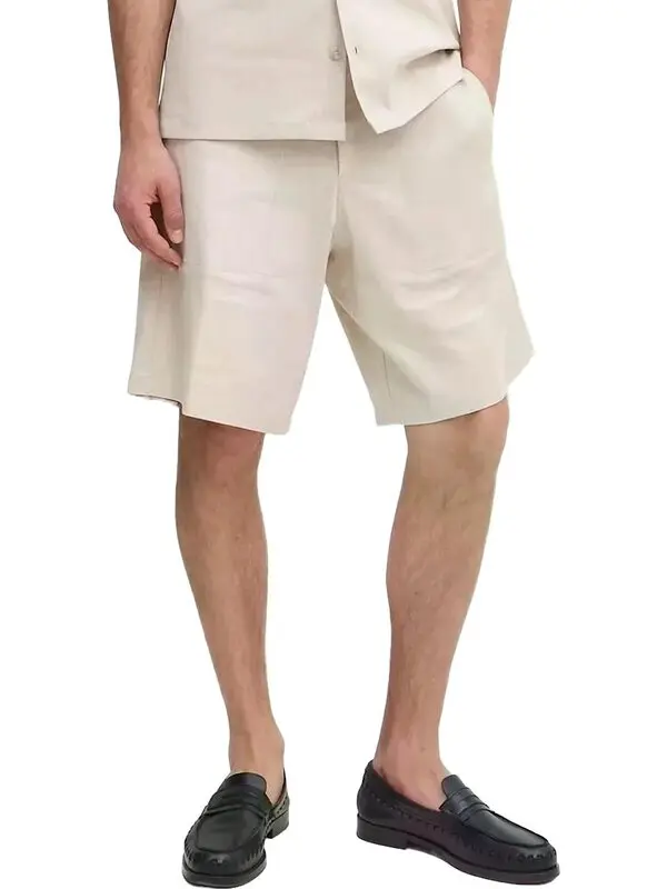 Iceberg Elasticated Waist Shorts - Neutrals