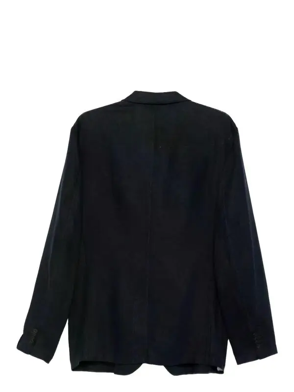 Marc O'polo Notched Linen Blazer - Blue