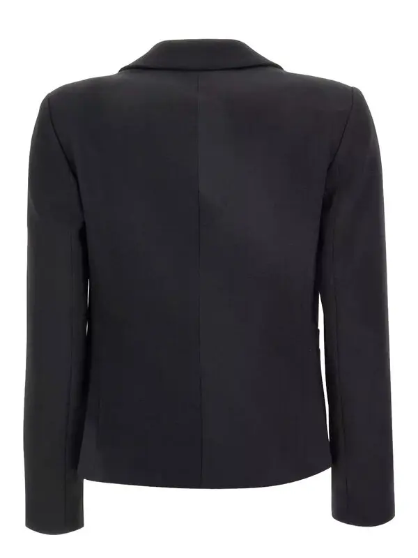 KAOS Notched-lapel Single-button Blazer - Black