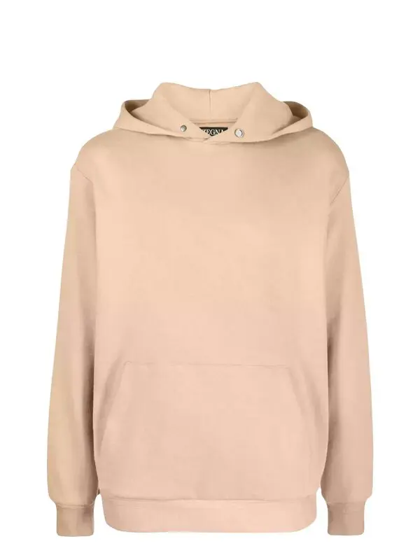 Zegna Slouchy-hood Cotton Blend Hoodie - Neutrals