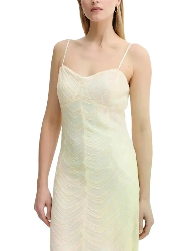 GESTUZ Glira Embellished Maxi Dress - Neutrals