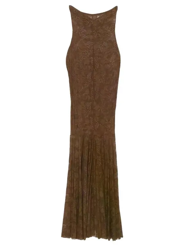 Norma Kamali Strapless Fishtail Maxi Dress - Green