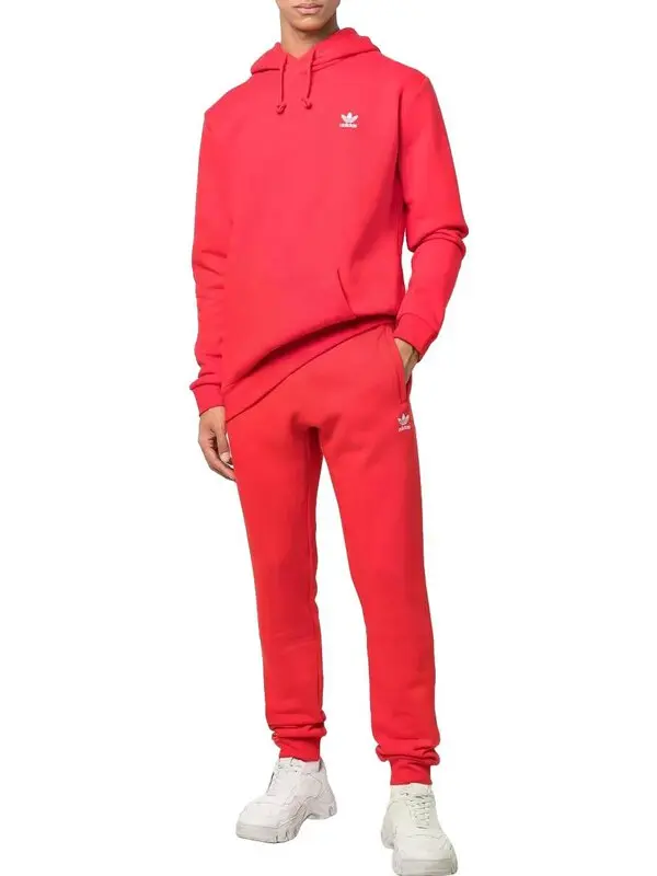 Adidas Embroidered-logo Joggers - Red