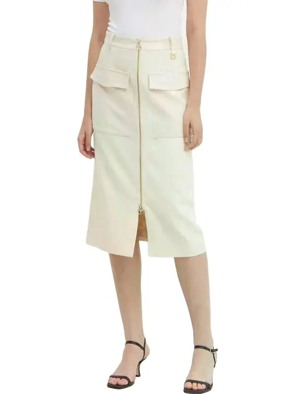 JOOP! Flap-pocket Midi Skirt - Neutrals
