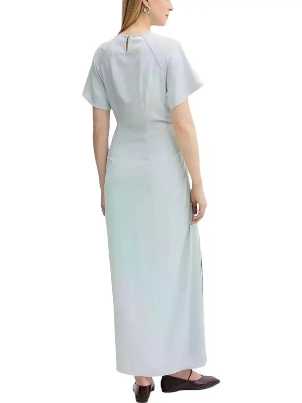 SAMSOE SAMSOE Side-split Maxi Dress - Grey